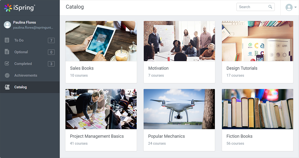 Ispring Learn Update Create Your Course Catalog