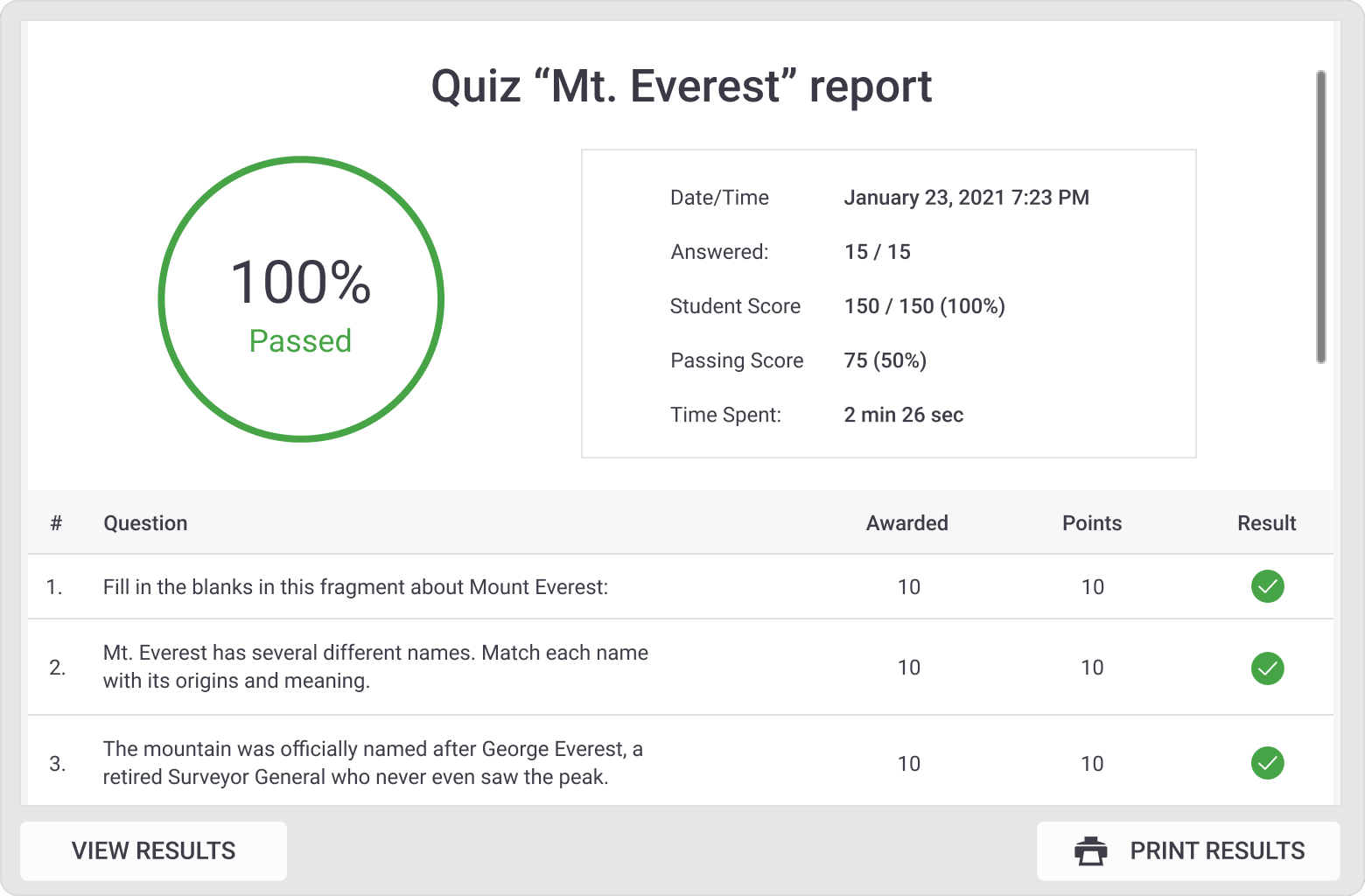 iSpring QuizMaker Key Features